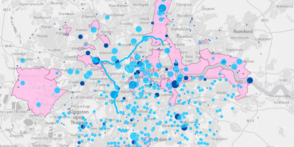 London Infrastructure Map | London City Hall
