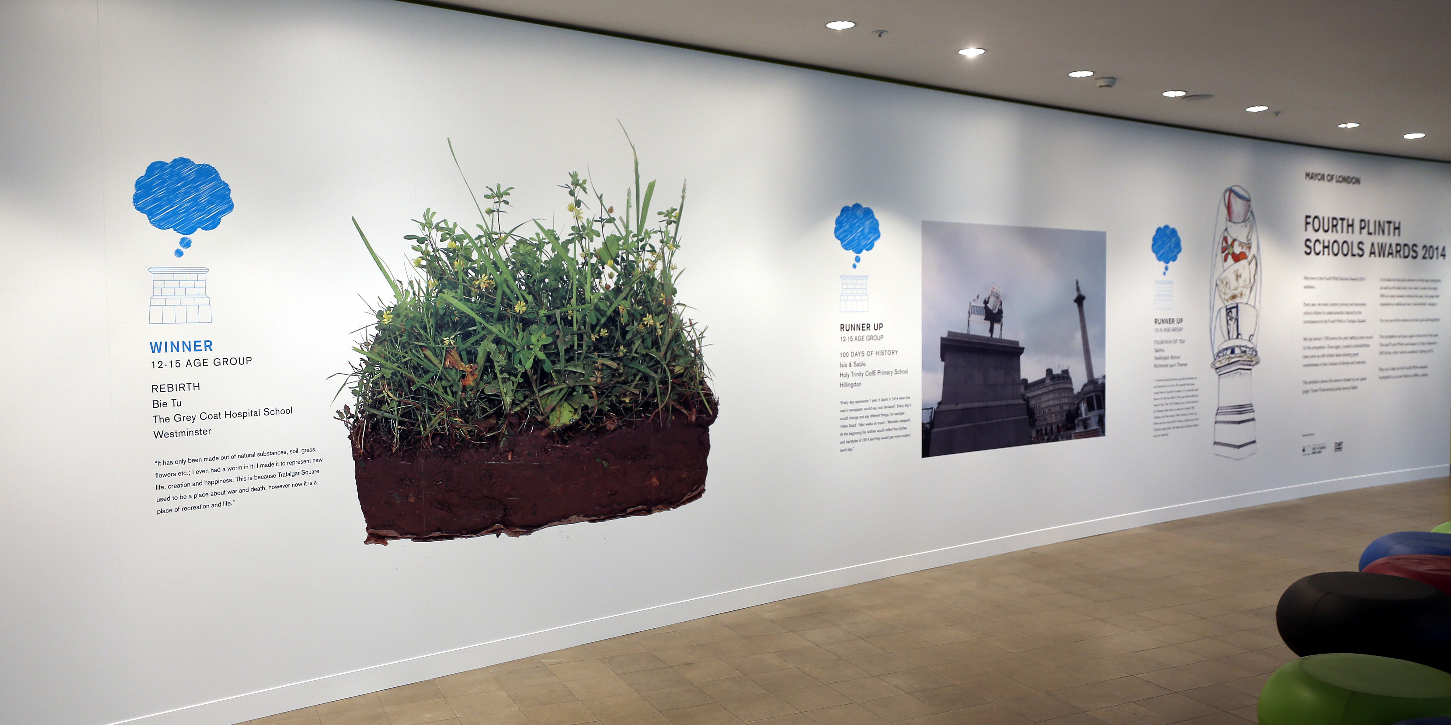 Final touches for the Fourth Plinth Schools Awards entries | London ...